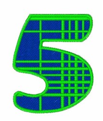 Modern Plaid 5 Embroidery Design | EmbroideryDesigns.com