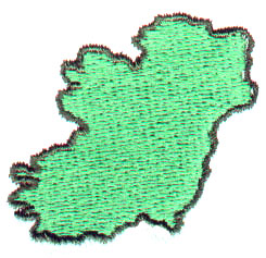 Ireland Map Embroidery Design | EmbroideryDesigns.com