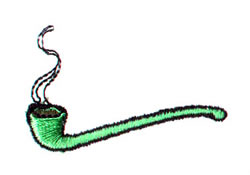 Pipe Embroidery Design | EmbroideryDesigns.com