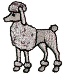 Poodle Embroidery Design | EmbroideryDesigns.com