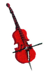 Cello Embroidery Design | EmbroideryDesigns.com