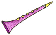 Clarinet Embroidery Design | EmbroideryDesigns.com