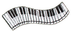 Keyboard Embroidery Design | EmbroideryDesigns.com
