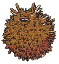 Blowfish Embroidery Design | EmbroideryDesigns.com