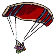 powered parasail Embroidery Design | EmbroideryDesigns.com