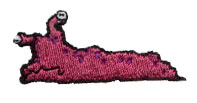 Free Garden Slug Embroidery Design | EmbroideryDesigns.com