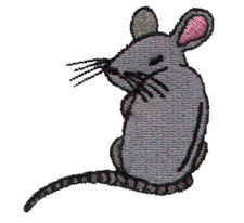 Rat Embroidery Design | EmbroideryDesigns.com