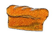 Loaf Of Bread Embroidery Design | EmbroideryDesigns.com