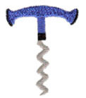 CORKSCREW Embroidery Design | EmbroideryDesigns.com