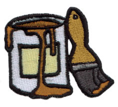 MESSY PAINTER Embroidery Design | EmbroideryDesigns.com