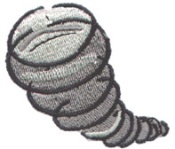 Tornado Storm Embroidery Design | EmbroideryDesigns.com