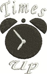 Free Times Up Embroidery Design | EmbroideryDesigns.com