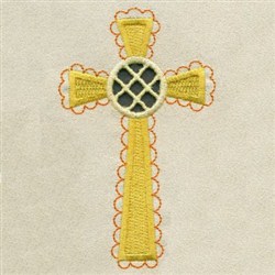 Cutwork Cross Embroidery Design | EmbroideryDesigns.com