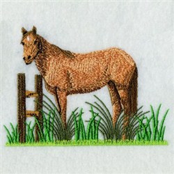 Realistic Mare Embroidery Design | EmbroideryDesigns.com