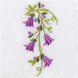 Floral Vine Embroidery Design | EmbroideryDesigns.com