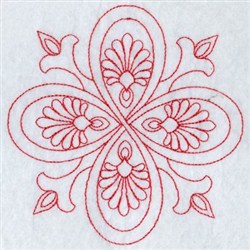 Redwork Pattern Embroidery Design | EmbroideryDesigns.com