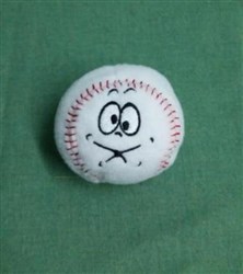 Silly Softie Baseball 13 Embroidery Design | EmbroideryDesigns.com