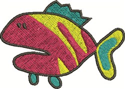 Cartoon Fish Embroidery Design | EmbroideryDesigns.com