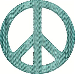 Peace Sign Embroidery Design | EmbroideryDesigns.com