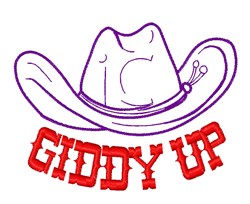 Giddy Up Embroidery Design | EmbroideryDesigns.com