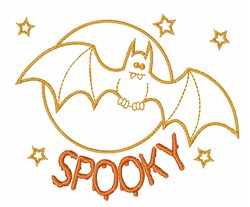 Spooky Embroidery Design | EmbroideryDesigns.com