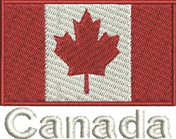 Canada Flag Embroidery Design | EmbroideryDesigns.com