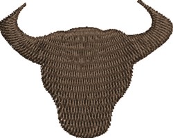 Bull Head Embroidery Design | EmbroideryDesigns.com