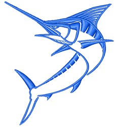 Swordfish Embroidery Design | EmbroideryDesigns.com