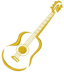 Guitar Embroidery Design | EmbroideryDesigns.com