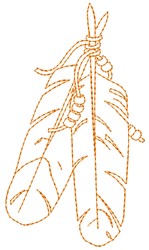 Feathers Embroidery Design | EmbroideryDesigns.com