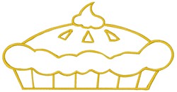 Pie Embroidery Design | EmbroideryDesigns.com