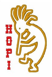 Hopi Native American Embroidery Design | EmbroideryDesigns.com