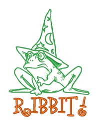 Ribbit Frog Prince Embroidery Design | EmbroideryDesigns.com