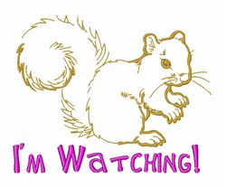 Feeling Squirrely Embroidery Design | EmbroideryDesigns.com