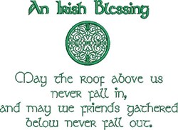 Roof Above Us Embroidery Design | EmbroideryDesigns.com