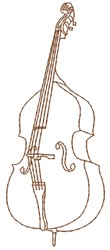 Cello Embroidery Design | EmbroideryDesigns.com