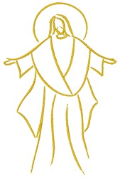 Jesus Embroidery Design | EmbroideryDesigns.com