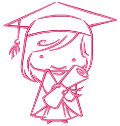 Graduate Embroidery Design | EmbroideryDesigns.com
