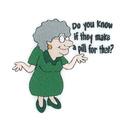 Make A Pill For That Embroidery Design | EmbroideryDesigns.com