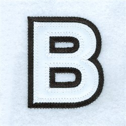 Applique Block Font Embroidery Design | EmbroideryDesigns.com