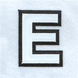 Applique Block Font Embroidery Design | EmbroideryDesigns.com