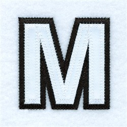 Applique Block Font Embroidery Design | EmbroideryDesigns.com