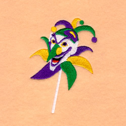 Jester Embroidery Design | EmbroideryDesigns.com