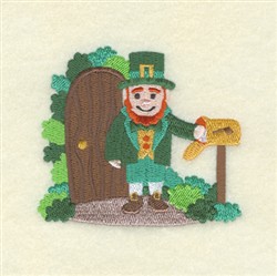 Lucky Getting Mail Embroidery Design | EmbroideryDesigns.com