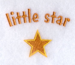 Little Star Embroidery Design | EmbroideryDesigns.com
