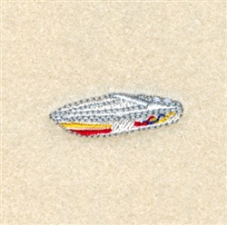 Mini Speedboat Embroidery Design | EmbroideryDesigns.com