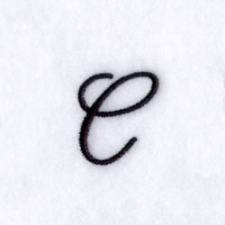 Script C Embroidery Design | EmbroideryDesigns.com