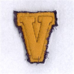 Fringe Applique Alphabet Embroidery Design | EmbroideryDesigns.com