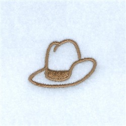 Western Hat Embroidery Design | EmbroideryDesigns.com