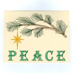 Peace Card Embroidery Design | EmbroideryDesigns.com